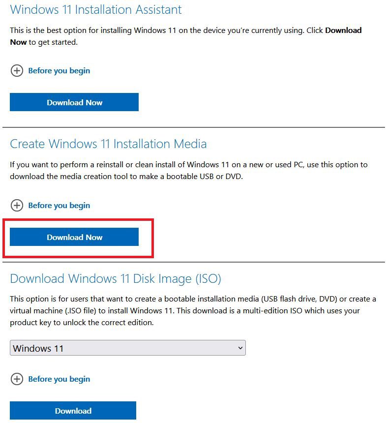 دانلود ویندوز 11 اورجینال از سایت مایکروسافت - Download Windows 11 ISO